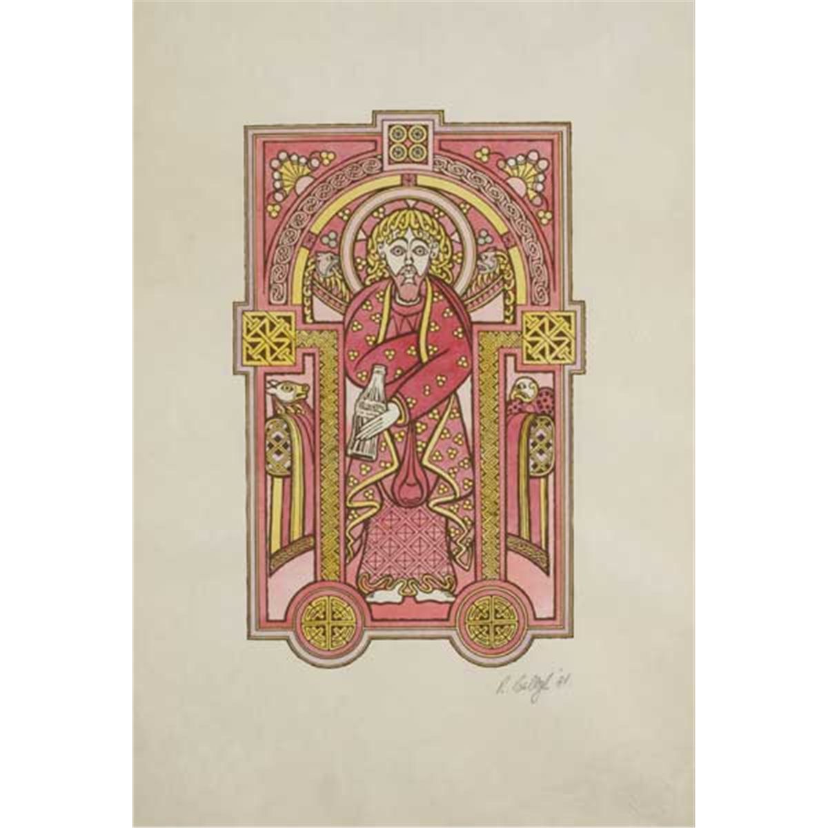 Robert Ballagh (b.1943) - ILLUSTRATED MANUSCRIPT I & II, 1981 (A PAIR)