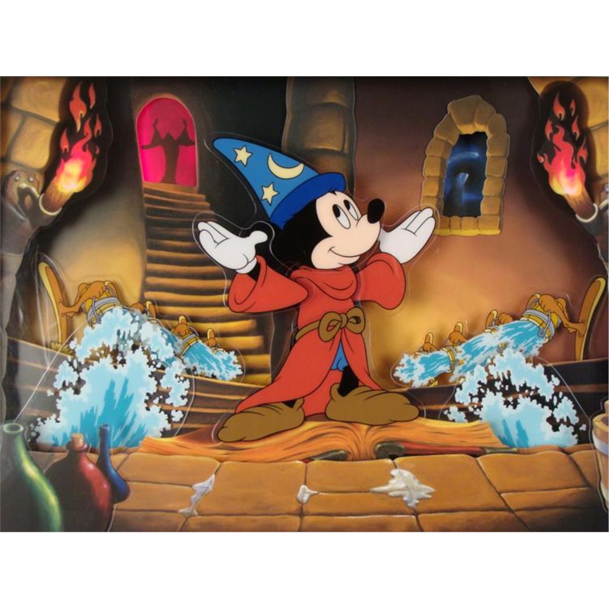 Sorcerers Apprentice Disney Fantasia Animated Picture