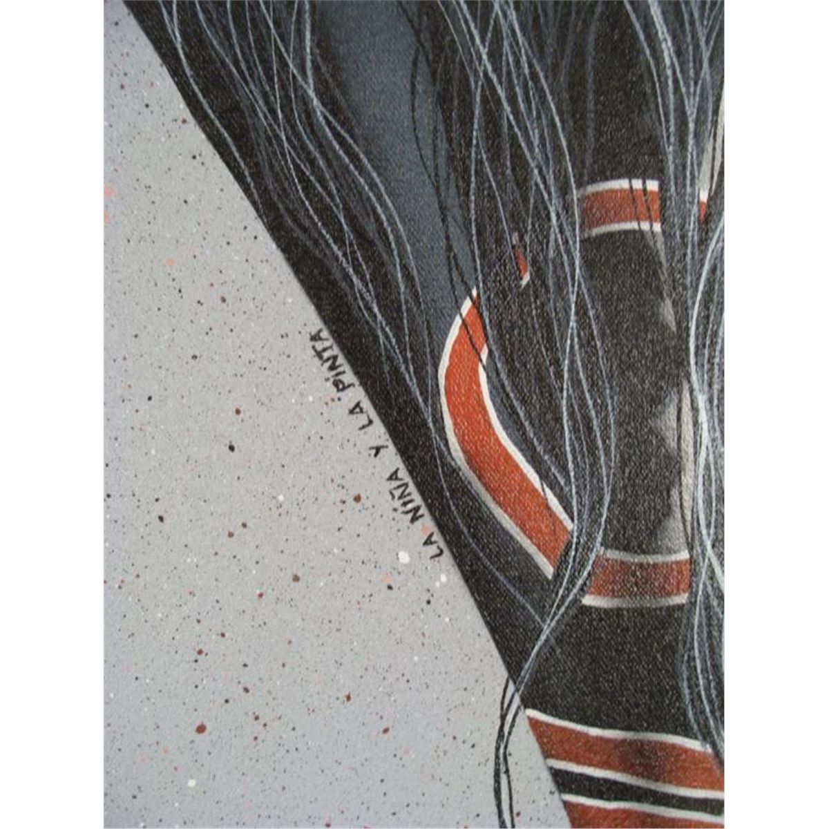 Henri Peter Original Mixed Media Native American Art