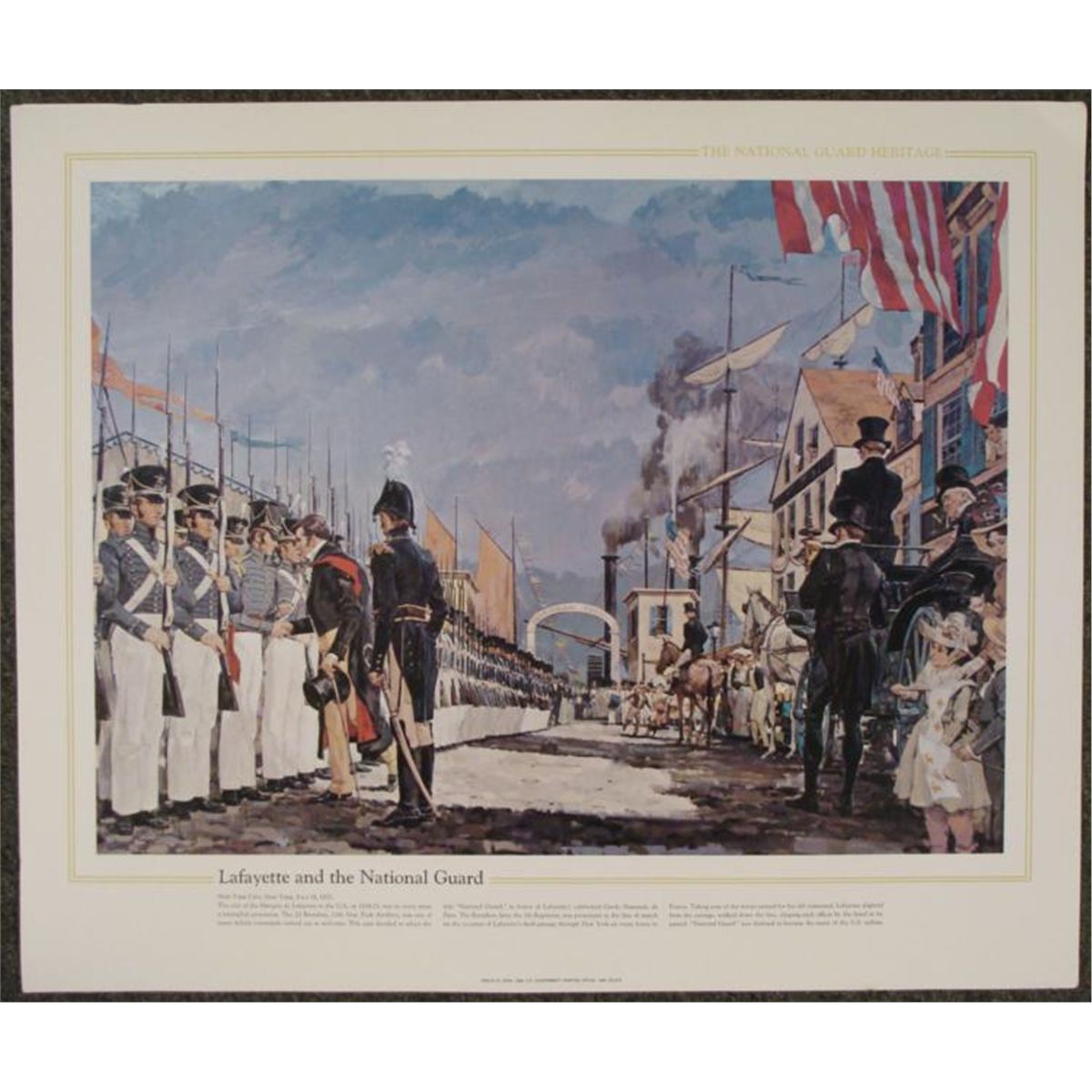 Set 10 National Guard Heritage US Military Art Prints