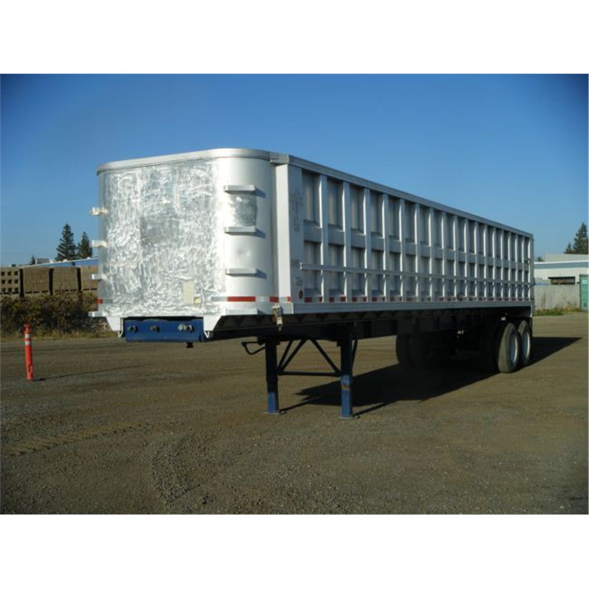 1991 Summit T/A Aluminum End Dump Trailer