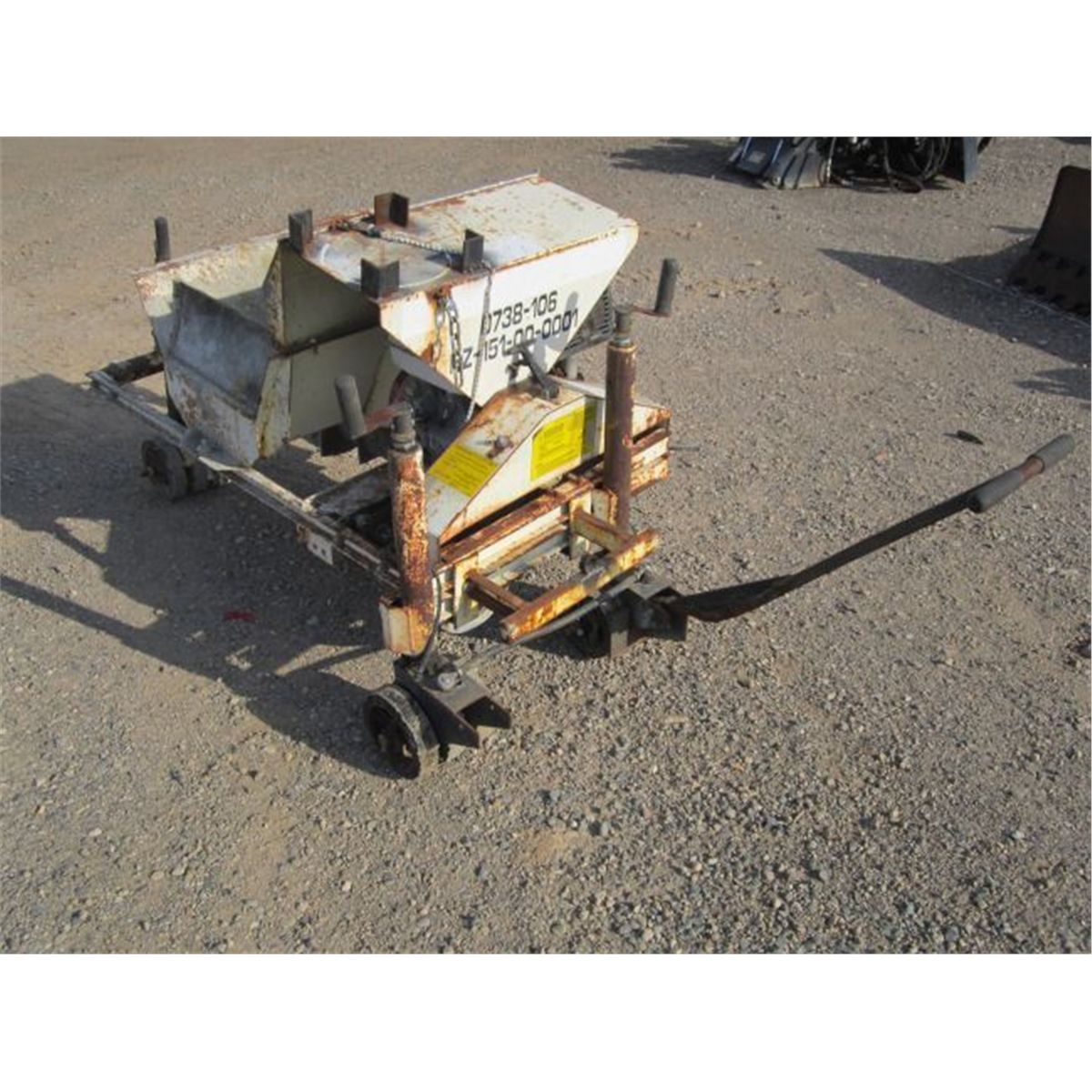 Miller Curbilder Concrete Curb Form Machine