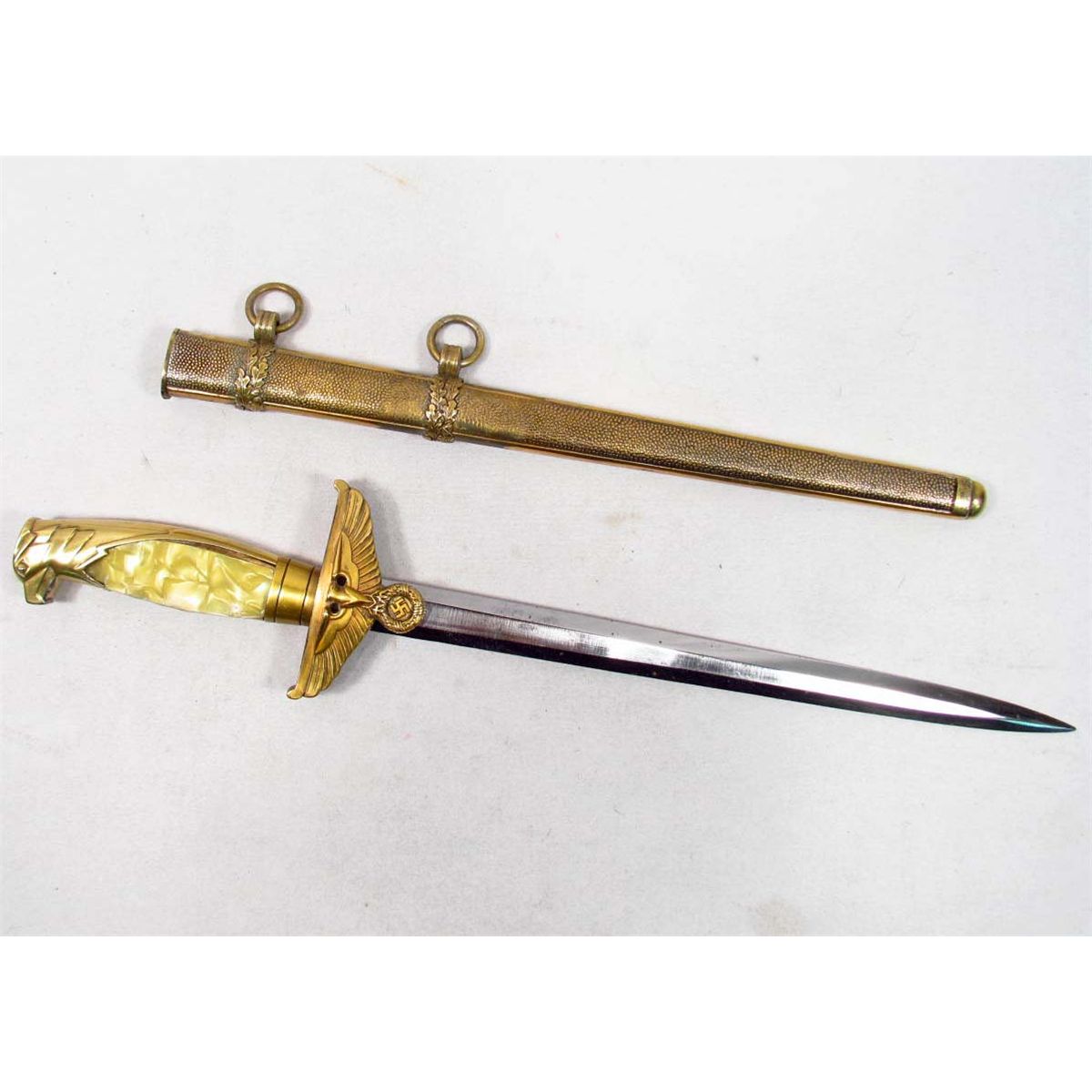 EXTREMELY RARE GERMAN NAZI GOVERNMENT OFFICIALS DAGGER AND SCABBARD