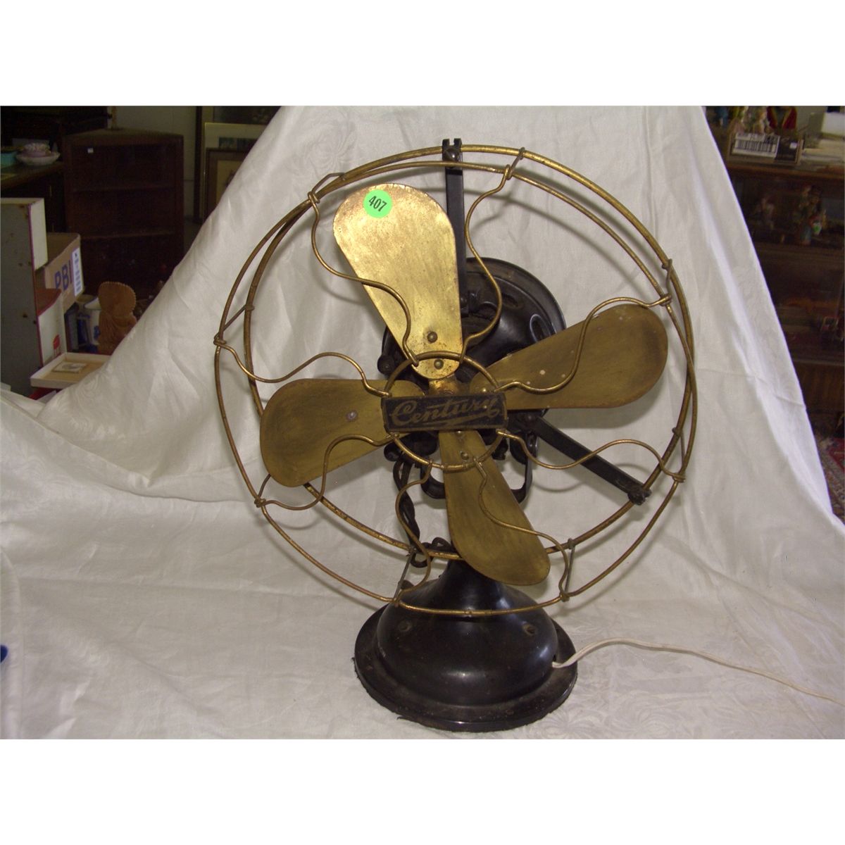 antique Century desk fan
