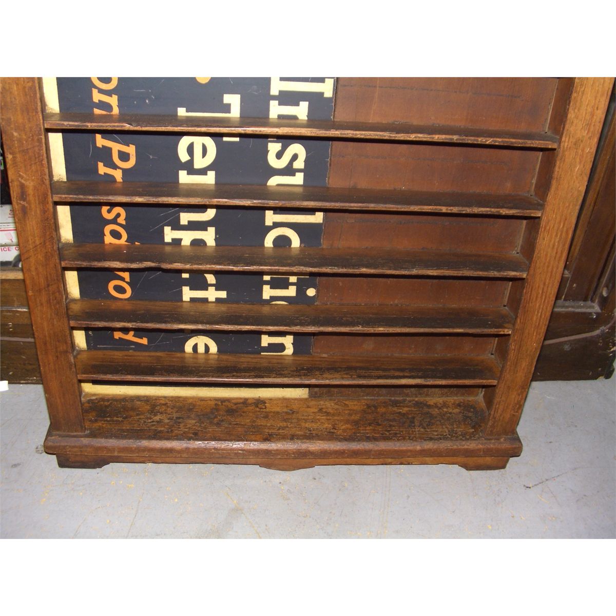 antique Brunswick-Balke-Collender Co, ball rack