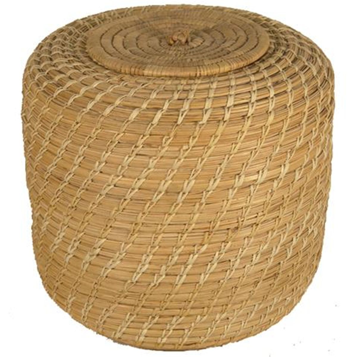 Large Wheat Stitch Papago Storage Basket