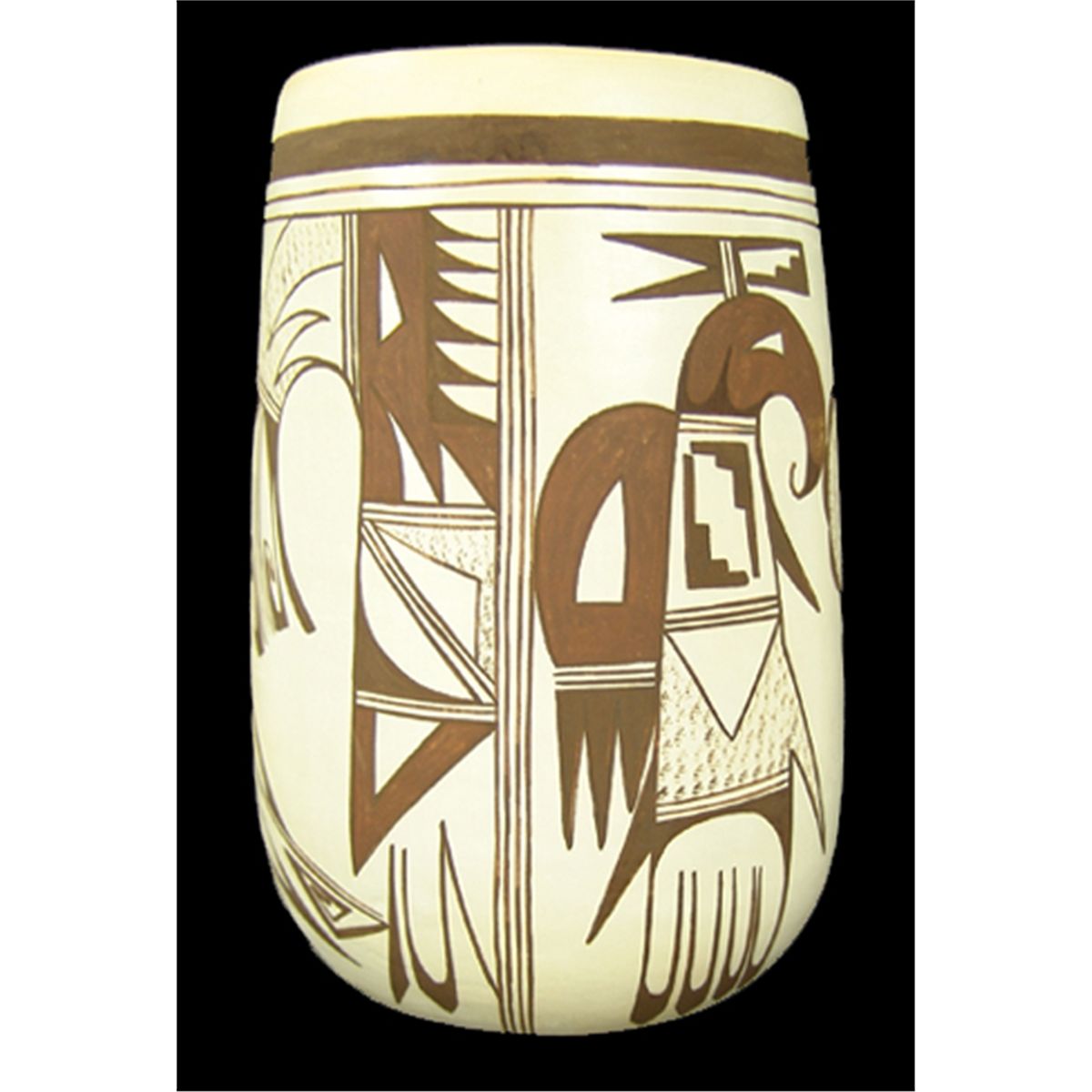 Hopi Pottery Jar - Frog Woman (Joy Navasie)