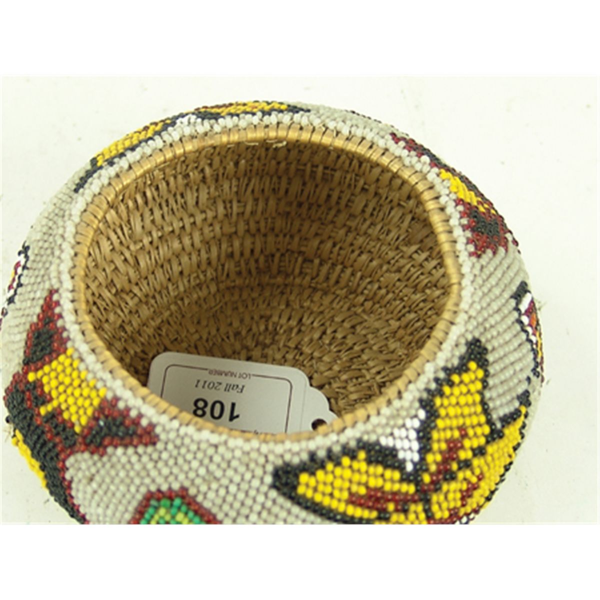 Paiute Beaded Basket