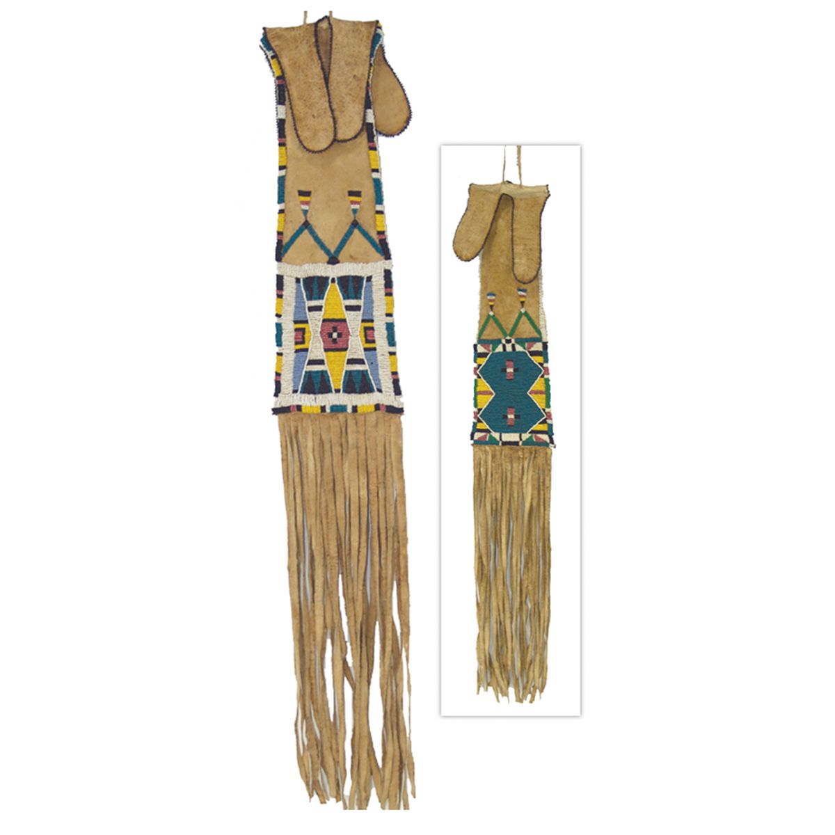 Crow Beaded Pipe Bag
