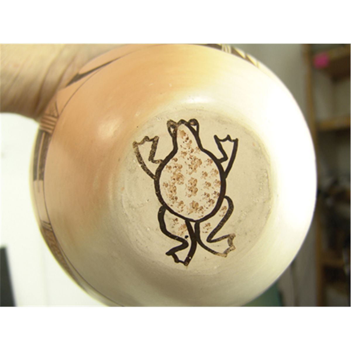 Hopi Pottery Jar - Frog Woman (Joy Navasie)