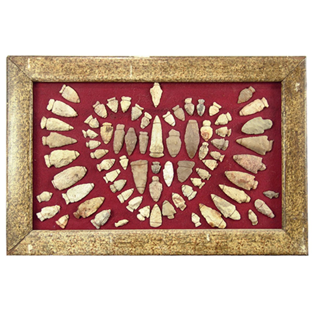 Framed Arrowhead Collection