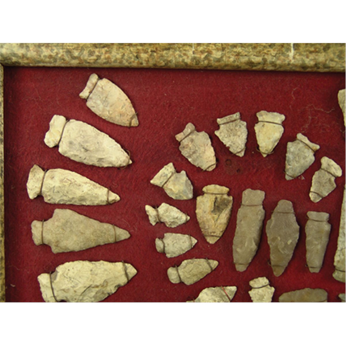 Framed Arrowhead Collection