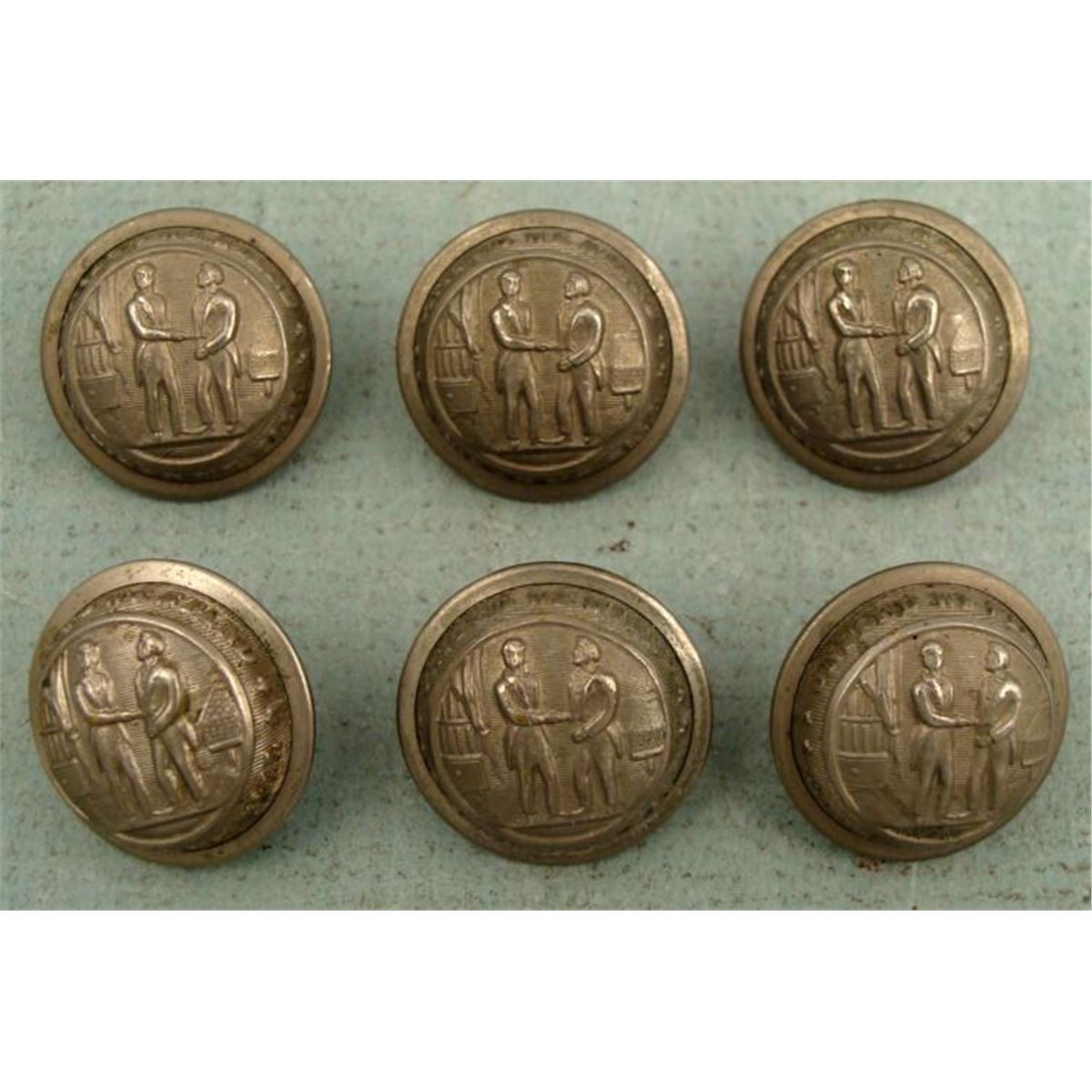 6 Horstmann Kentucky State Volunteer Civil War Buttons