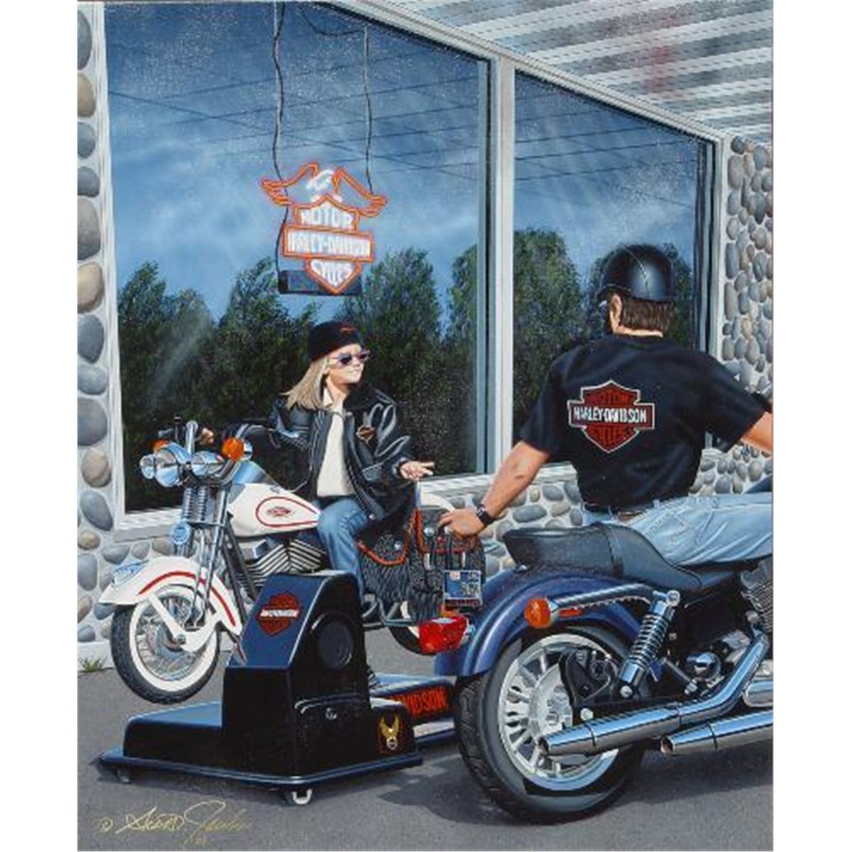 Scott Jacobs Harley Motorcycle Art COURTESY WAVE small