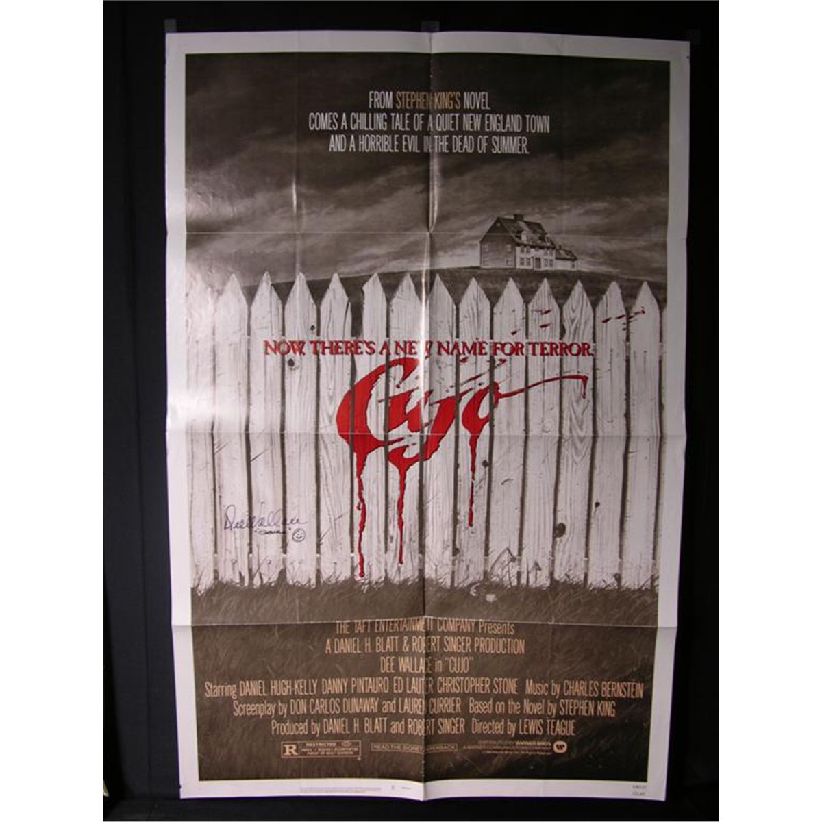 Cujo (1983) Signed Poster