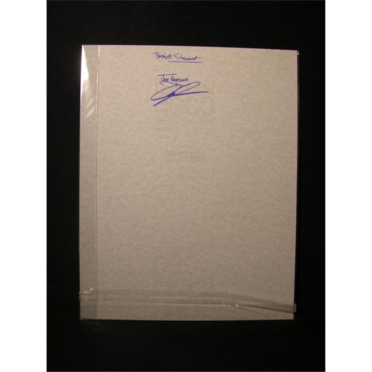 Patrick Stewart Signed Drawing