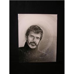 George Lucas Signed Drawing