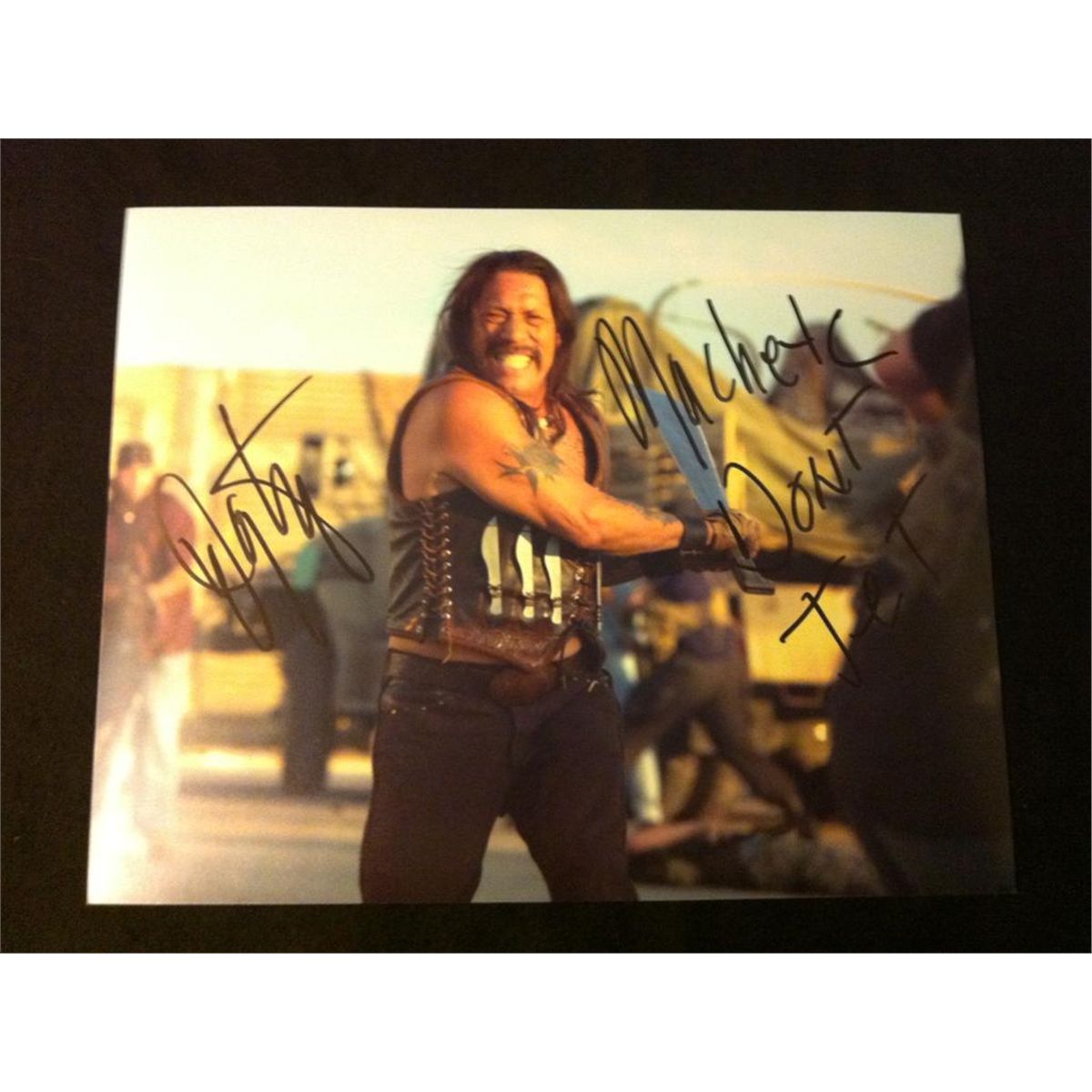 Machete Photo Signed by Danny Trejo