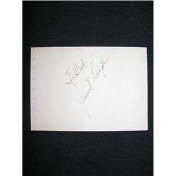 Janet Leigh Signed Card