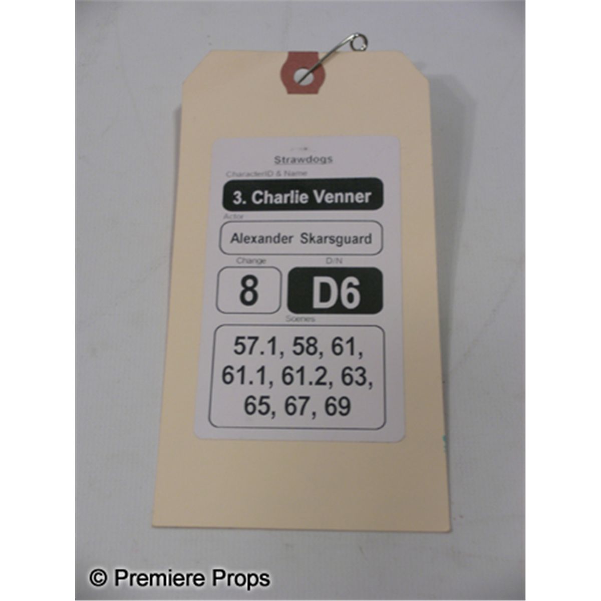 Straw Dogs Charlie (Alexander Skarsgard) Hero Movie Costumes