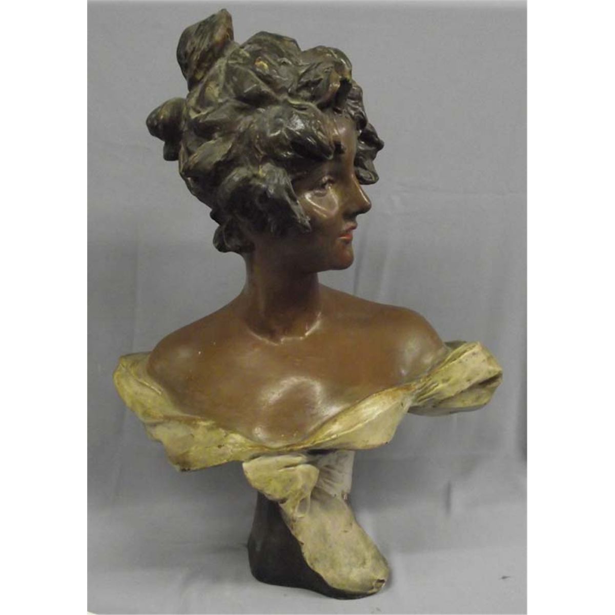 Victorian Plaster Cast Bust