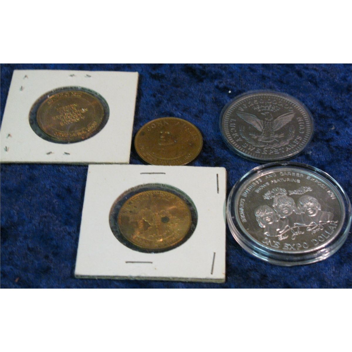395. John Adams Medal; Mercury III Medal; Reader's Digest Token;