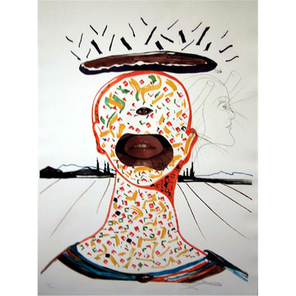 Dali, Salvador - Original Lithograph CYCLOPEAN MAKEUP hand signed and ...