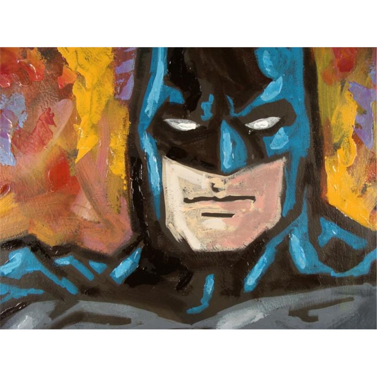 Duerrstein BATMAN Original Comic Art Painting on Canvas