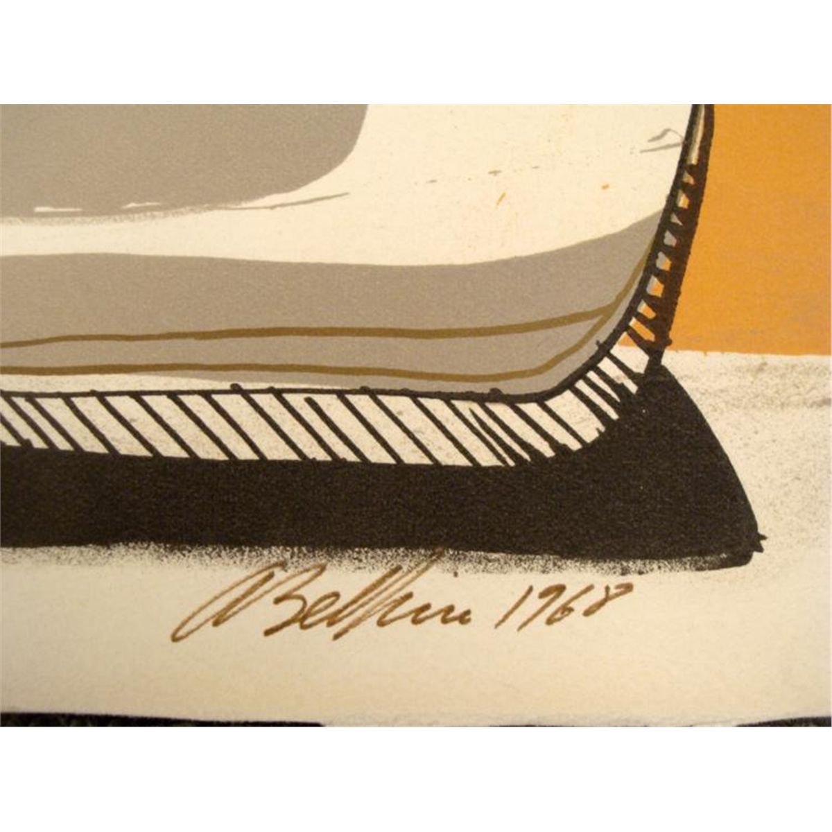 Signed Art Print Arnold Belkin In Resplendant Places