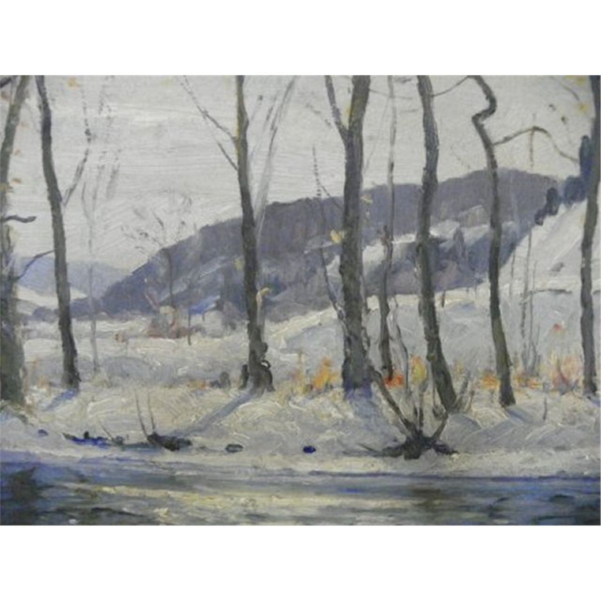 Arthur Powell Snow Scene oil painting