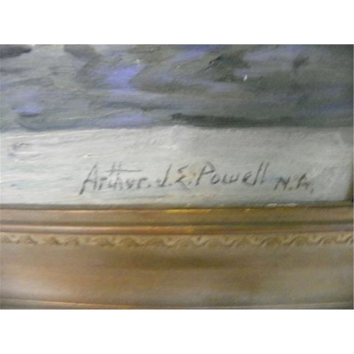 Arthur Powell Snow Scene oil painting