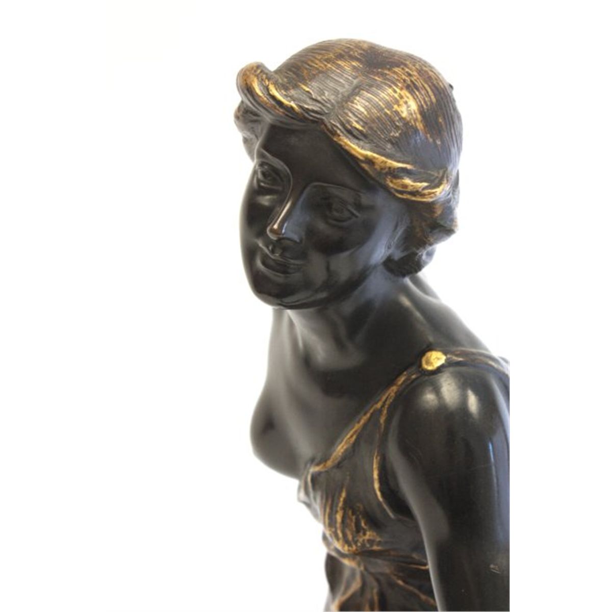 Georges Morin Female Dancer bronze sculpture
