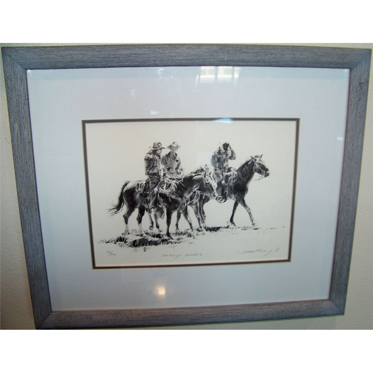 (3X The Bid) Three Framed Pieces by Robert "Shoofly" Shufelt.