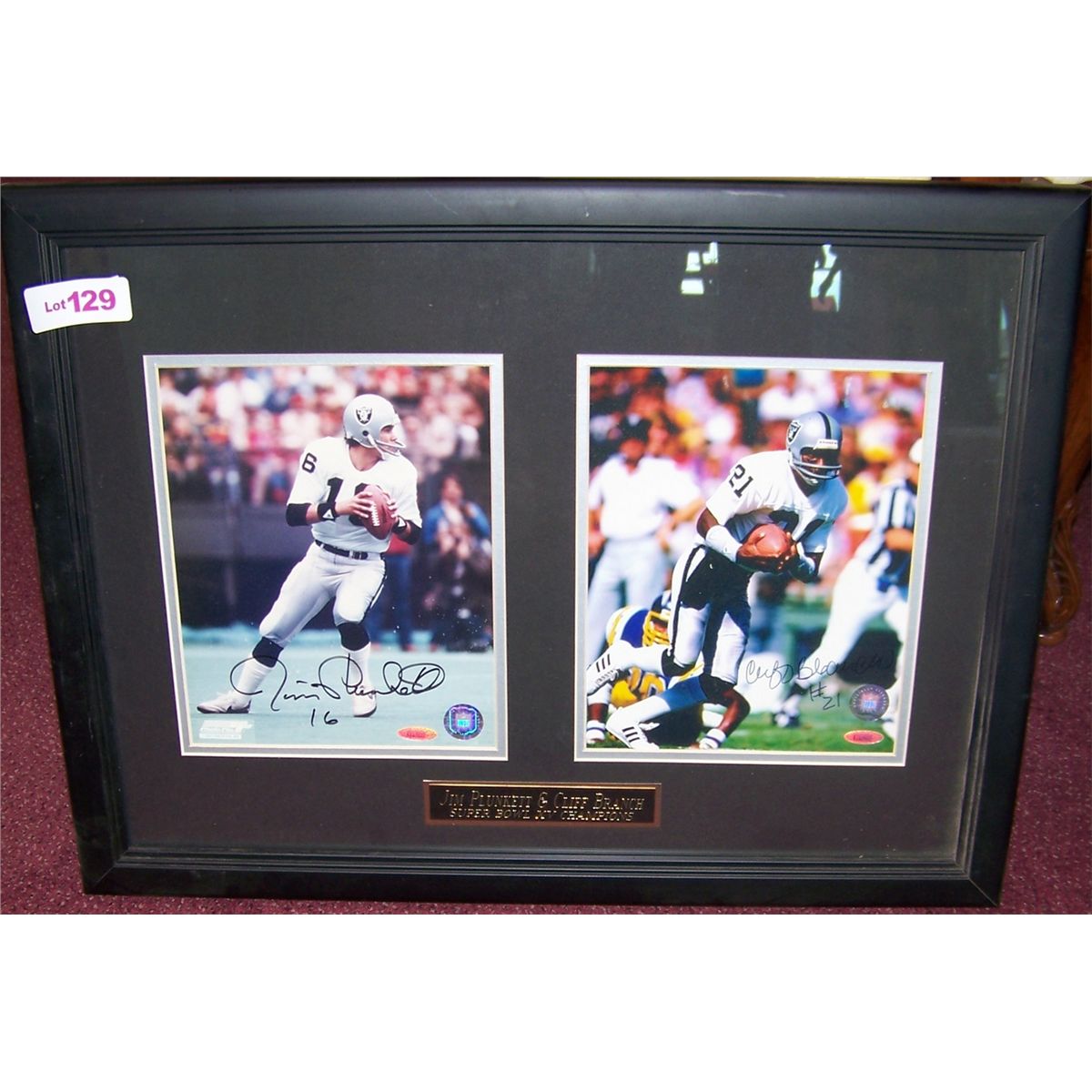 Raiders Super Bowl XV Signed Photos.