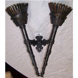 Wall Torch Movie Prop from "Narnia 2 Prince Caspian."