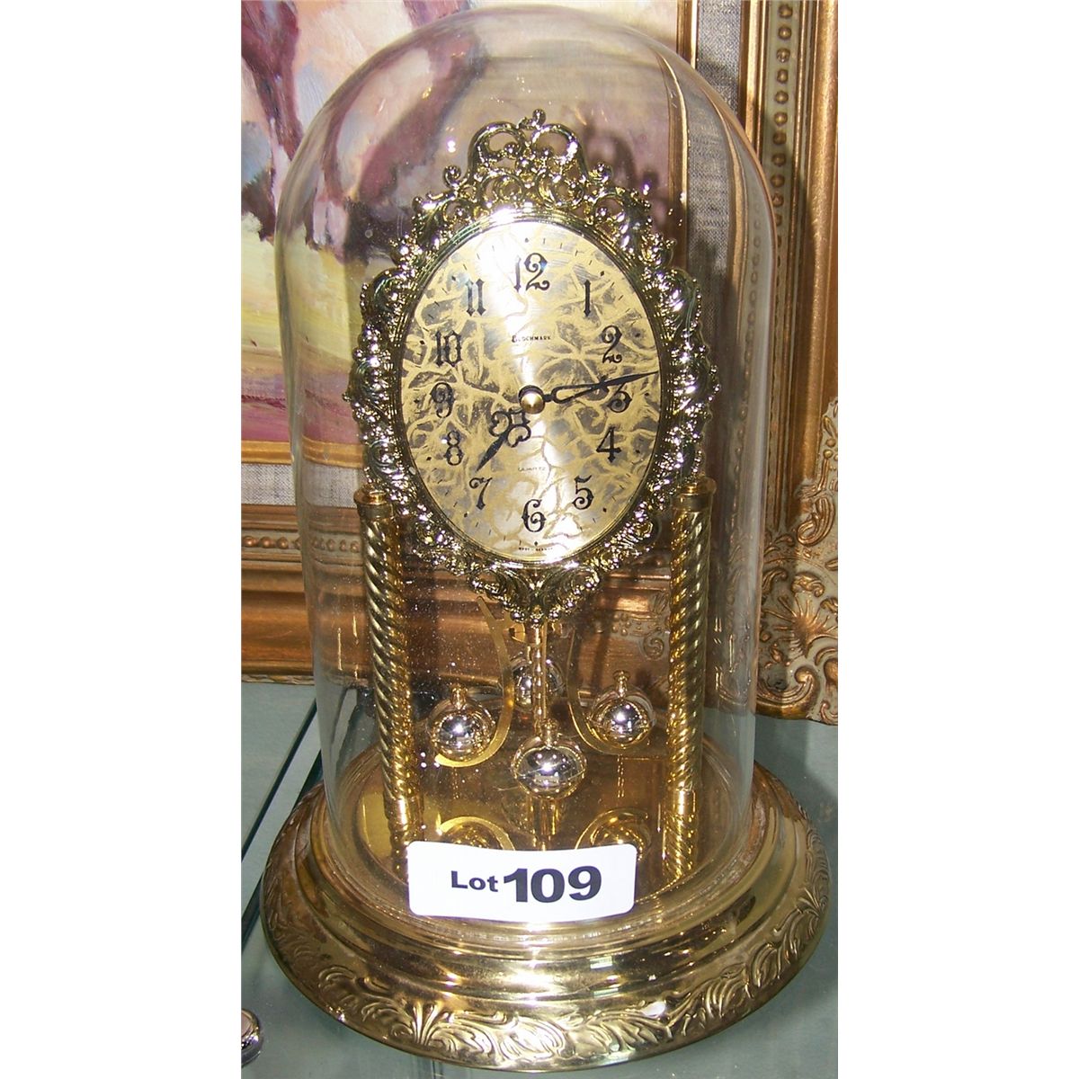Benchmark Glass Encased Mantle Clock.