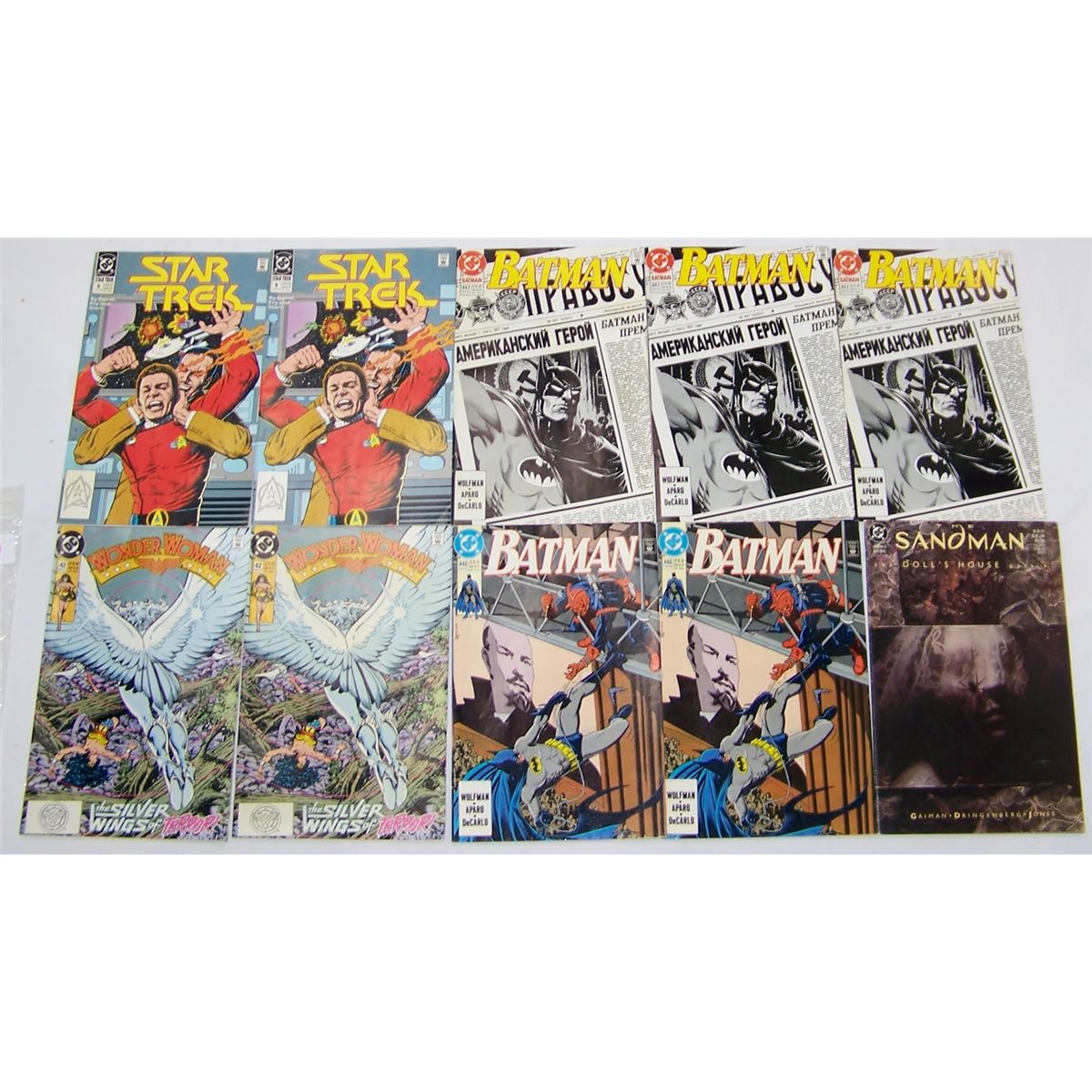 Ten Assorted 1990 Comic Books.