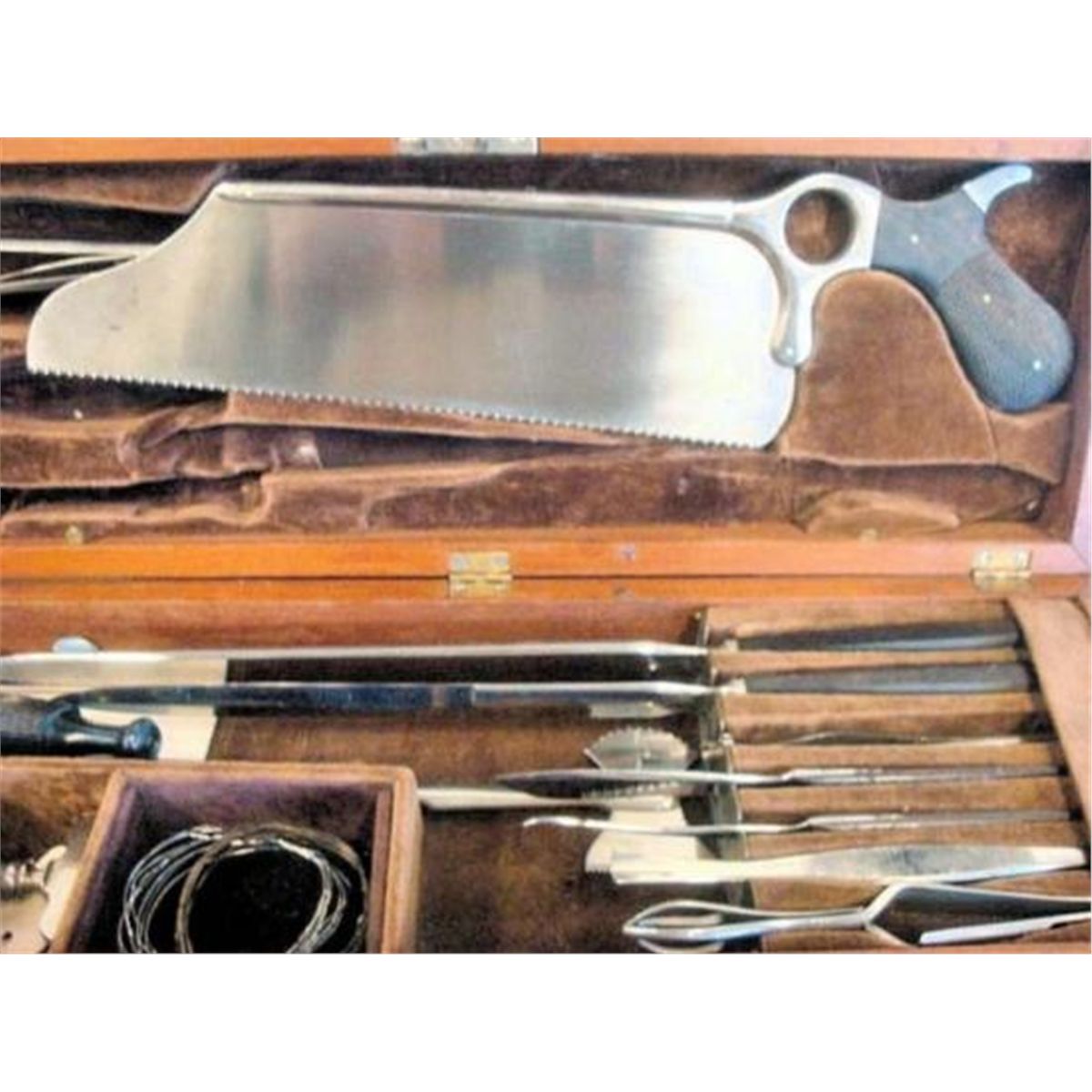 RARE Civil War Confederate Doctors Kit in Original