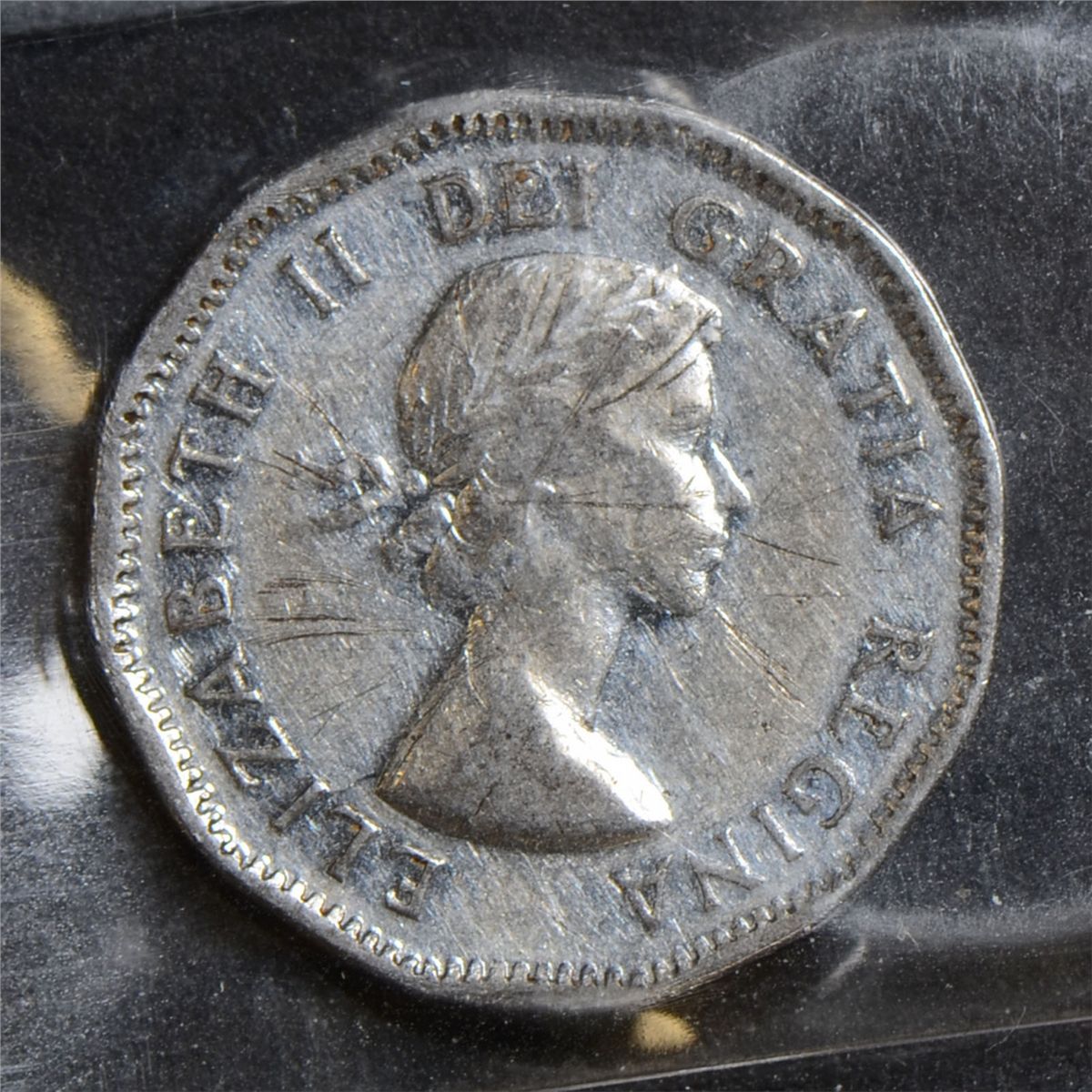 1953 NSF, Near Leaf (MULE) 5 Cents, CCCS F-15.