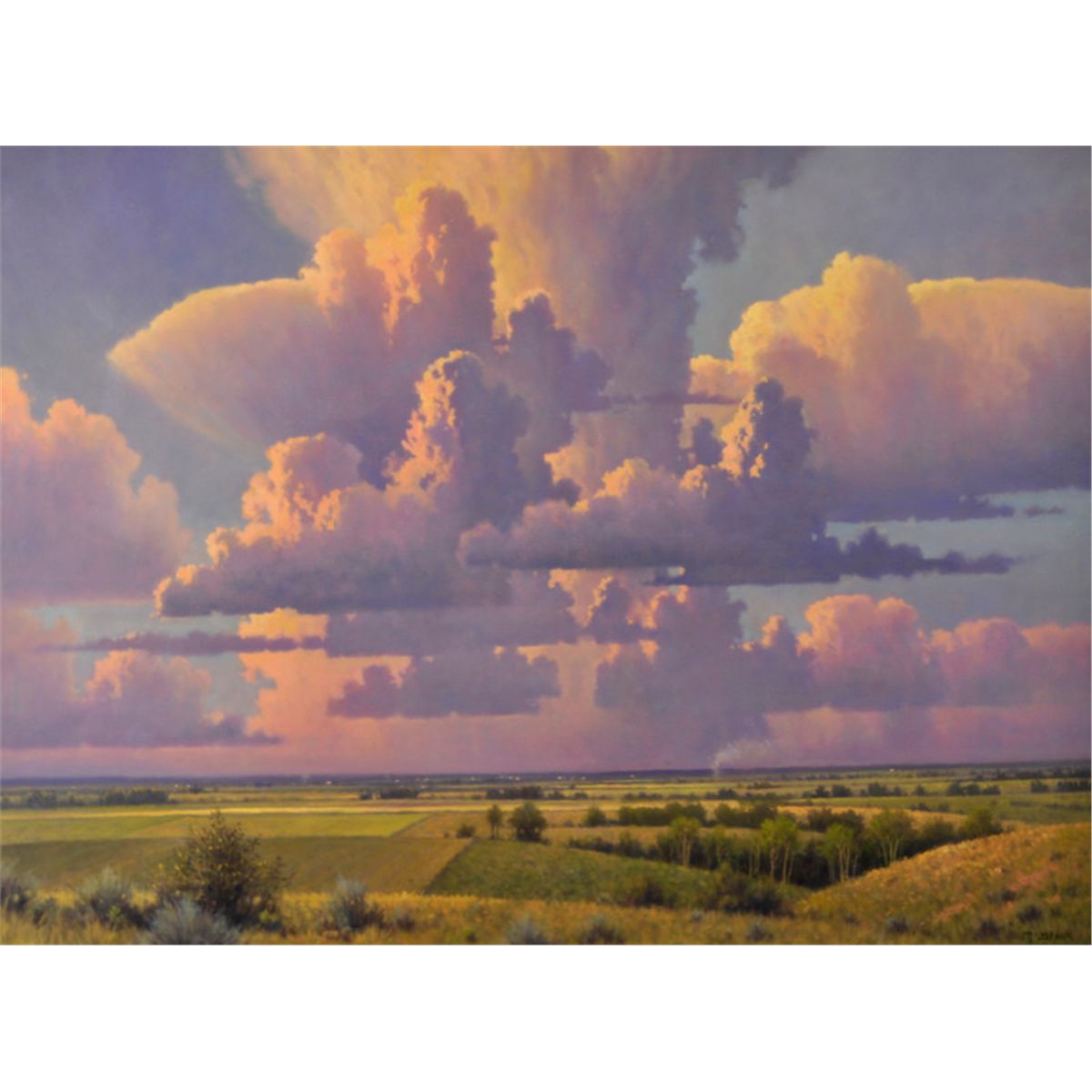 Michael Stack - Evening Clouds Above the Plains