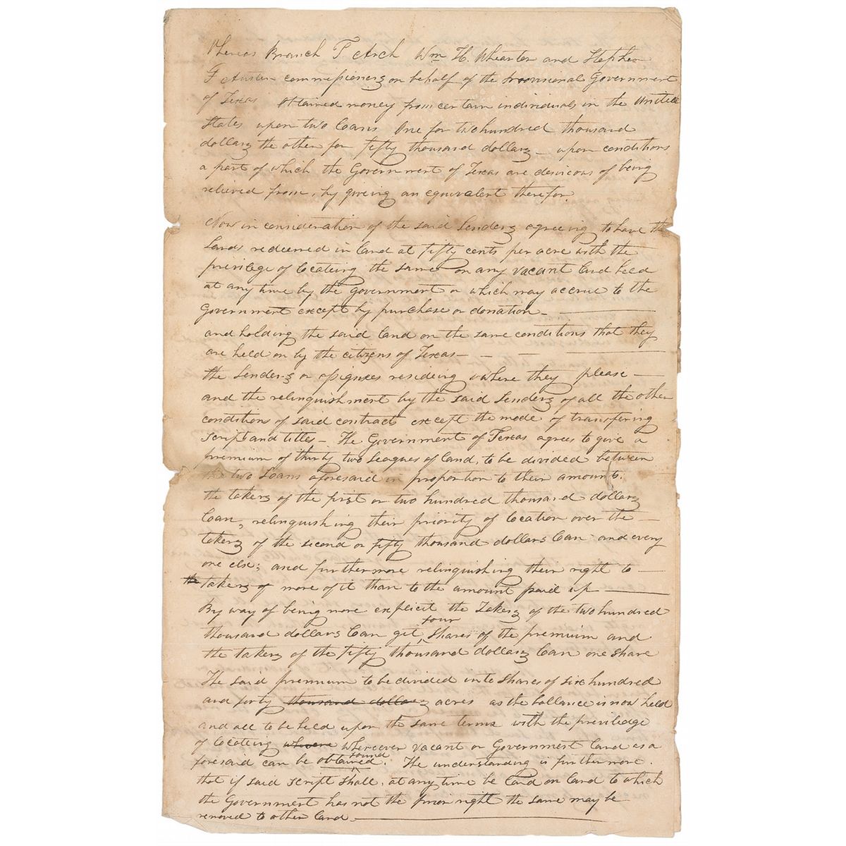 Texas Declaration of Independence Signers