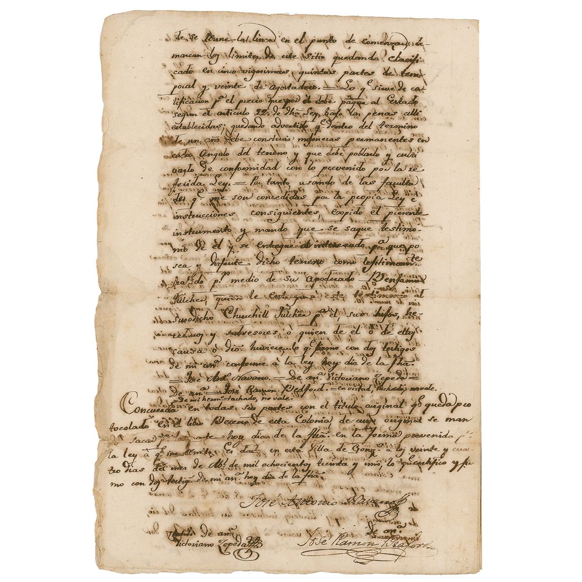 Texas Declaration of Independence Signers