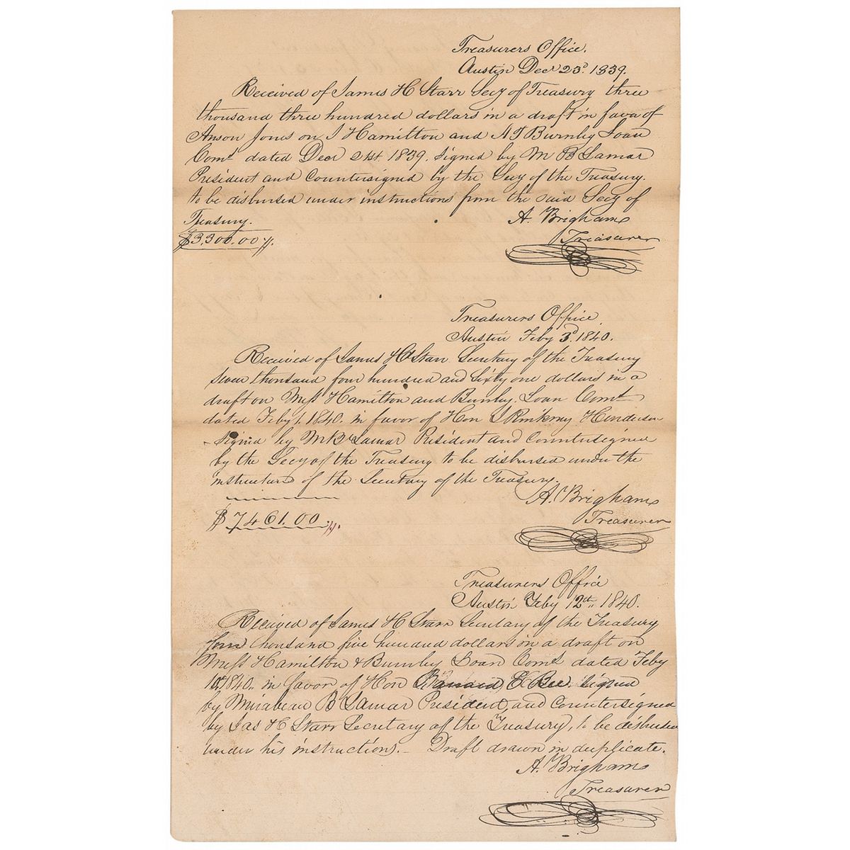 Texas Declaration of Independence Signers