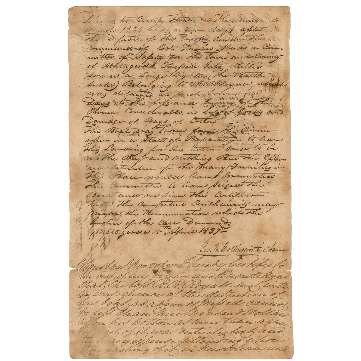 Texas Declaration of Independence Signers