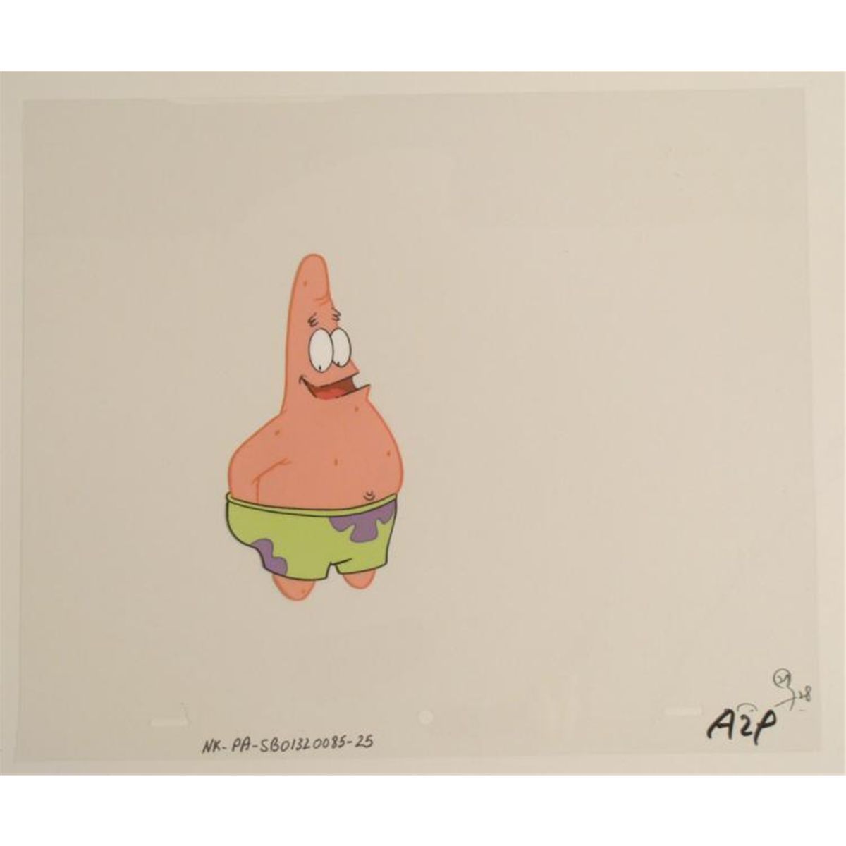 Production Art Cel Oh Patrick SpongeBob Original Funny