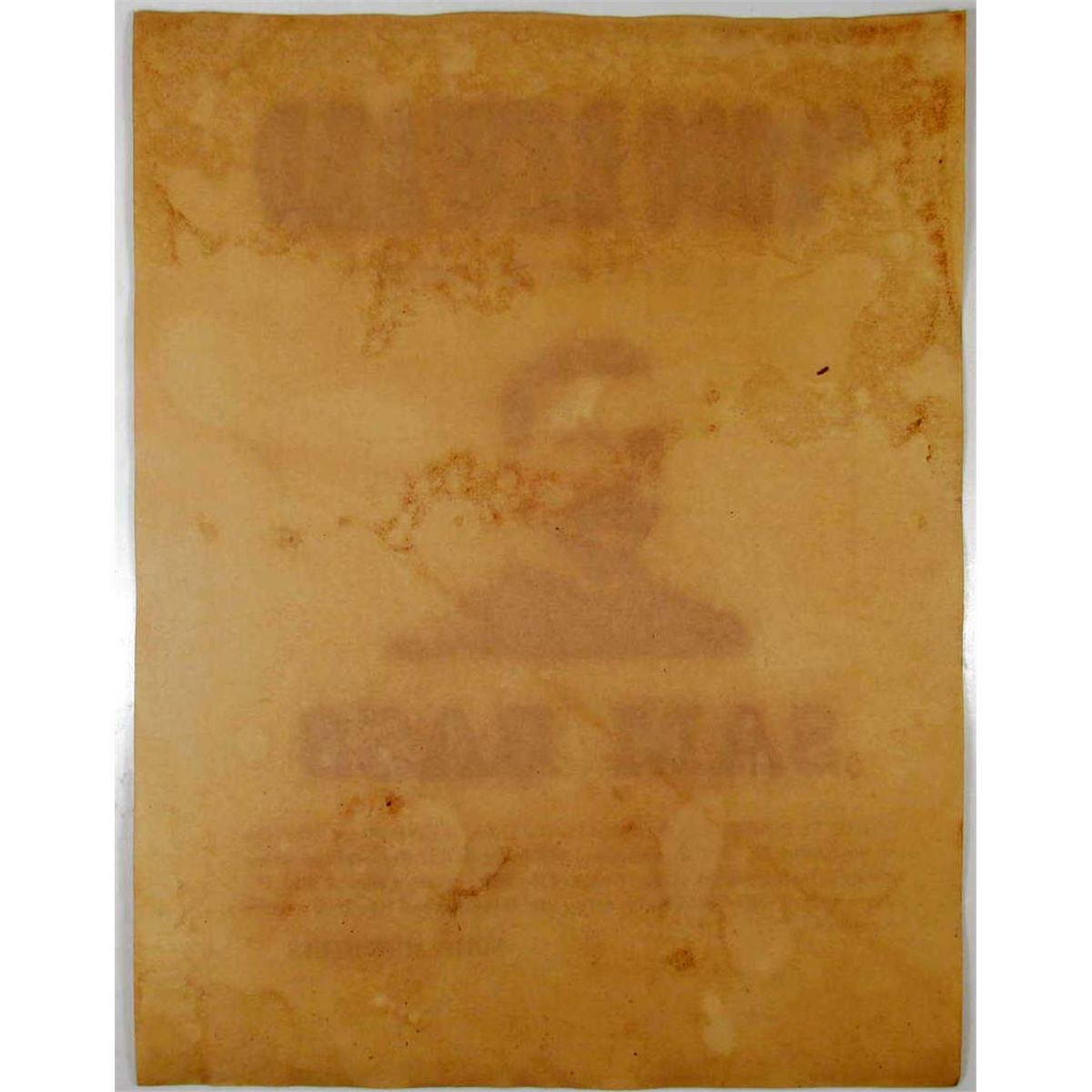 REPRODUCTION REWARD POSTER FOR SAM BASS