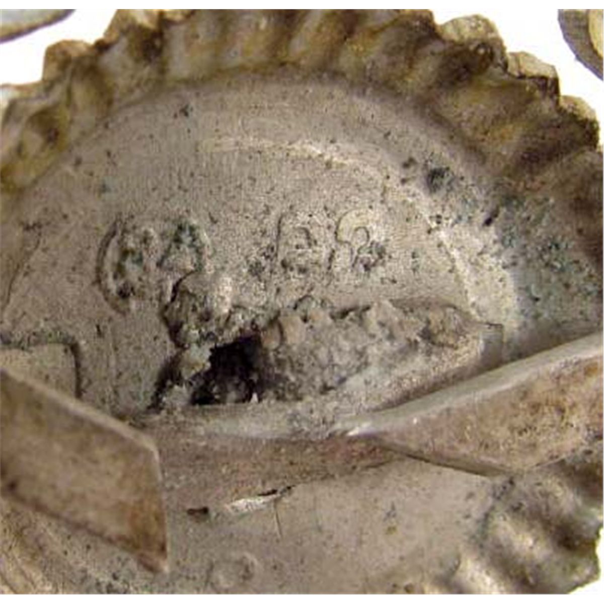 LOT OF 2 GERMAN NAZI HAT BADGES FOR VISOR CAP