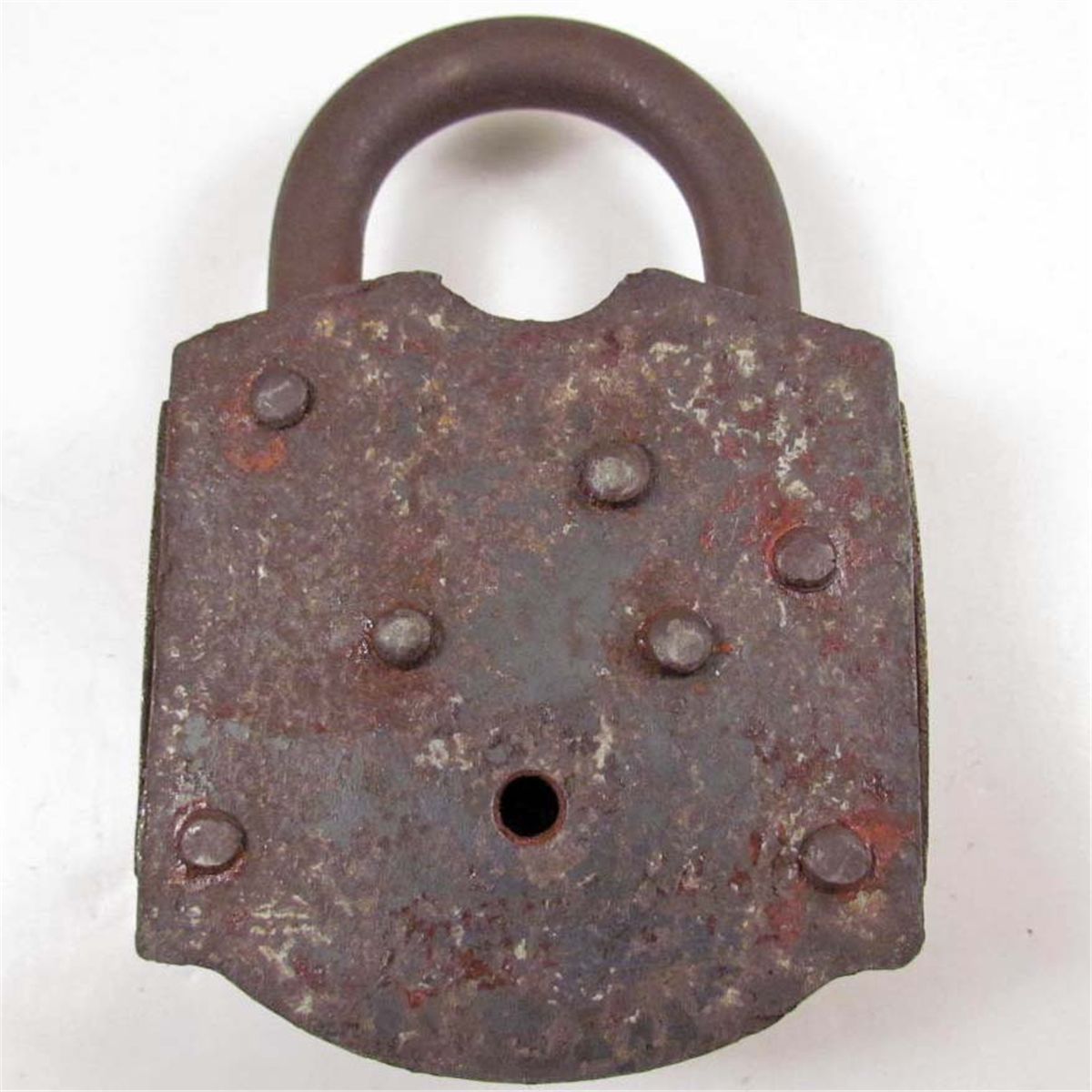 CAST IRON CSA CONFEDERATE CIVIL WAR PADLOCK W/ KEYS