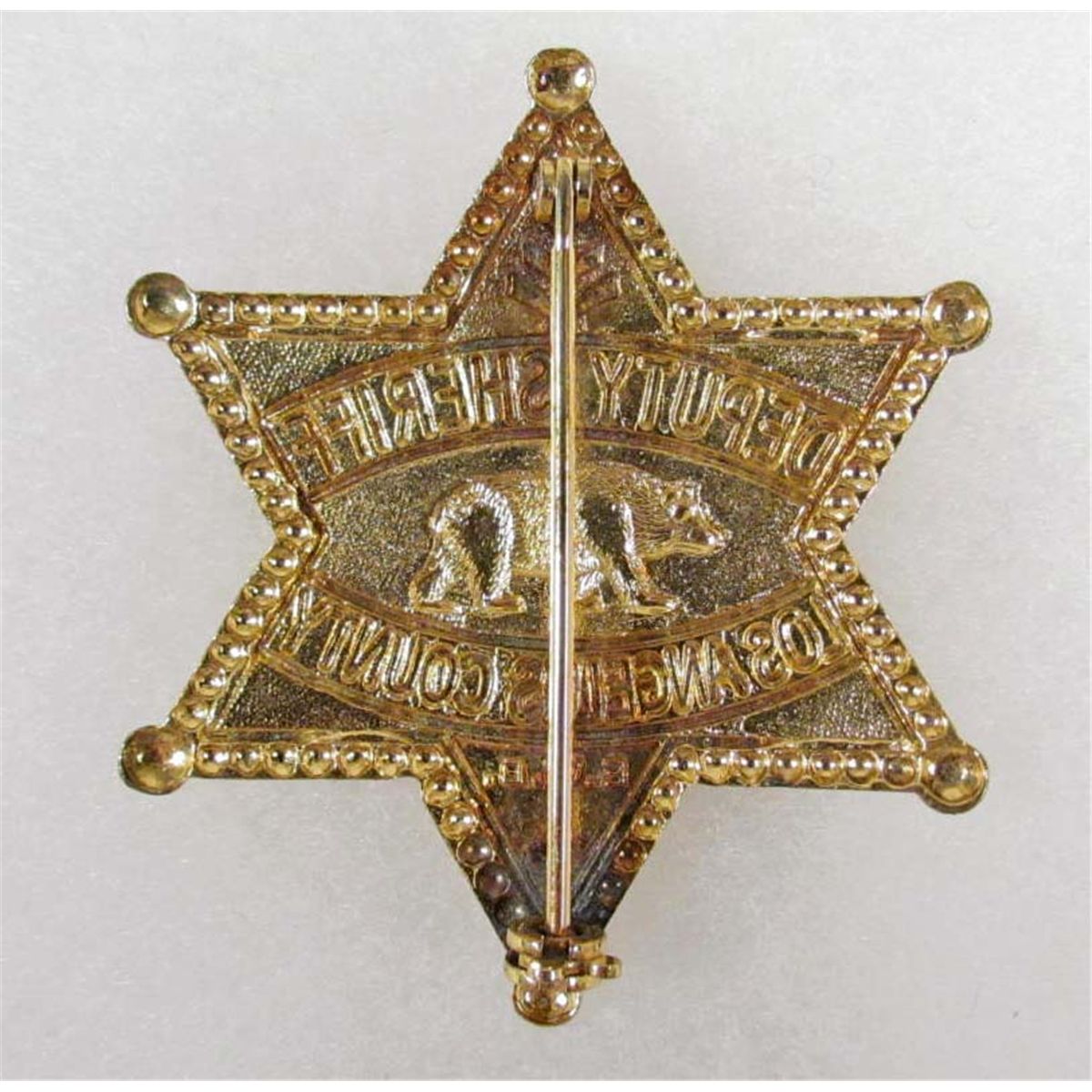 US DEPUTY SHERIFF LOS ANGELES COUNTY CA LAW BADGE
