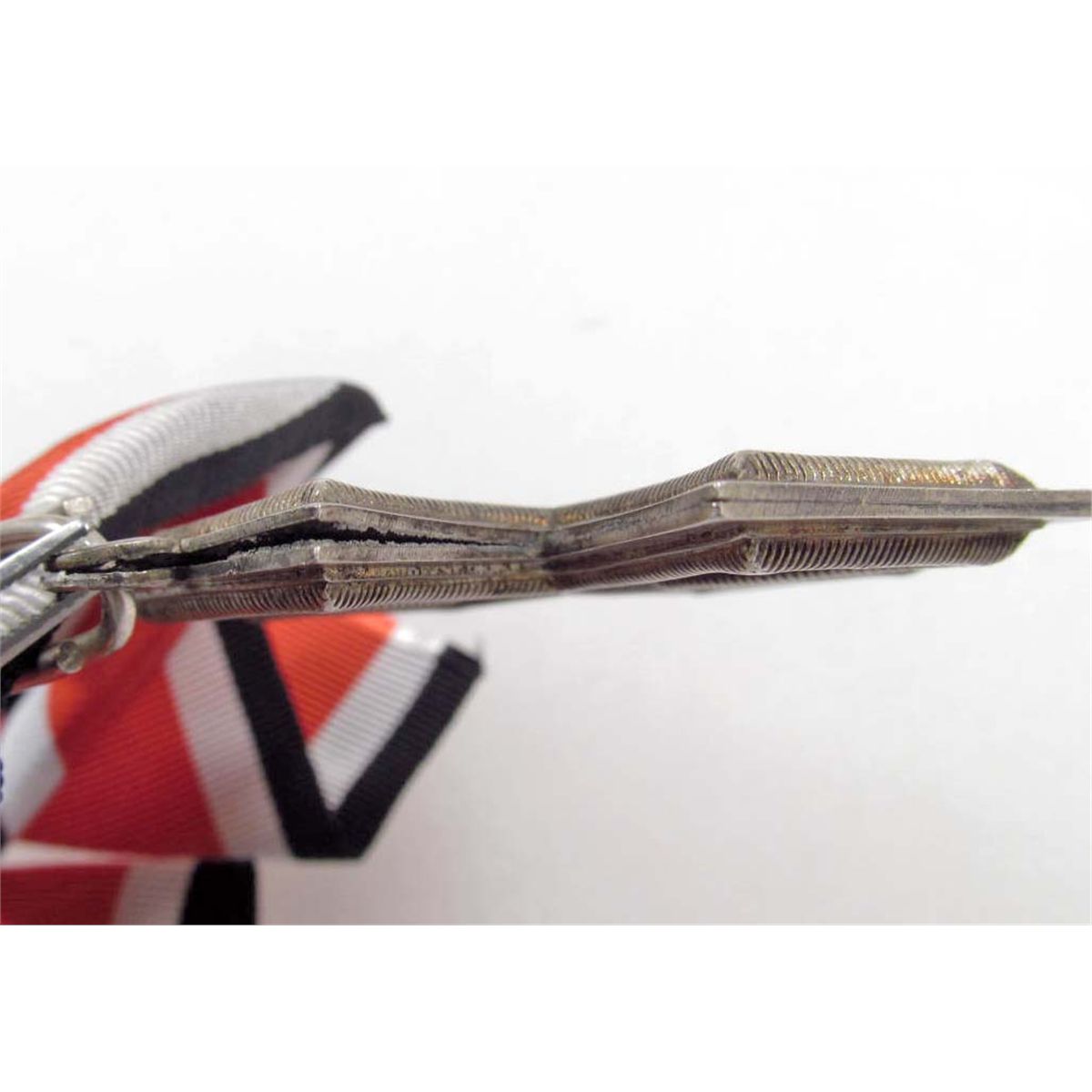 GERMAN NAZI KNIGHTS CROSS TO THE IRON CROSS W/ NECK RIBBON